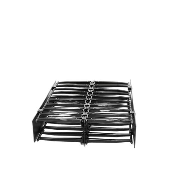 Siemon Organizador de Cable Horizontal RouteIT, Doble, Para Rack de 19in, 6in de profundidad, 2UR