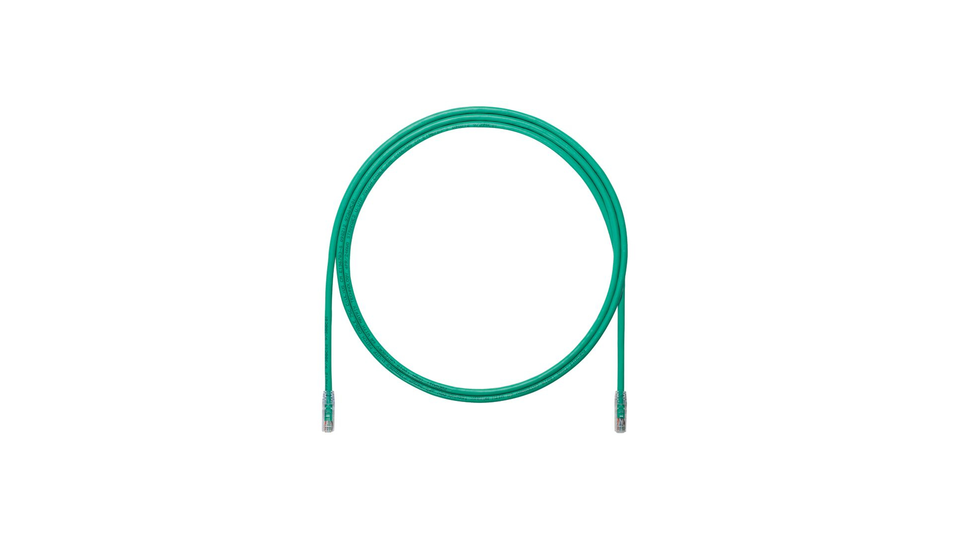 Panduit Cable de Parcheo UTP, Cat6A, 24 AWG, CM, Color Verde, 10ft