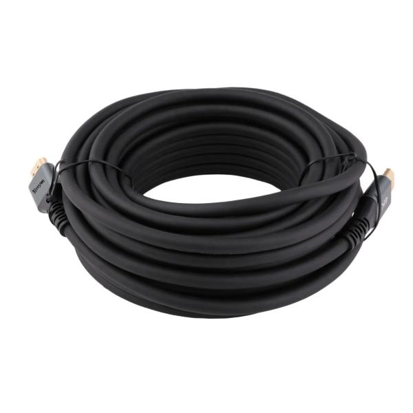 Cable Hdmi 20 Metros 4k Blindado Uso Rudo Alta Calidad Negro