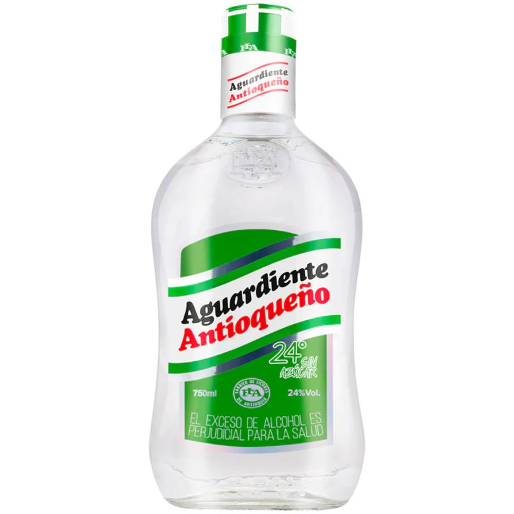 Pack de 6 Aguardiente Antioqueño Verde 750 ml