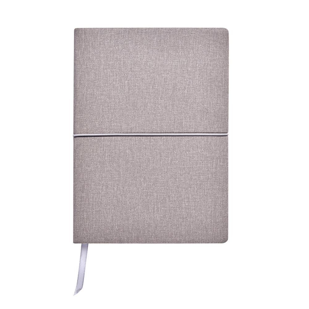 Libreta Markus 100 hojas de raya. Pasta flexible con elástico para cerrar