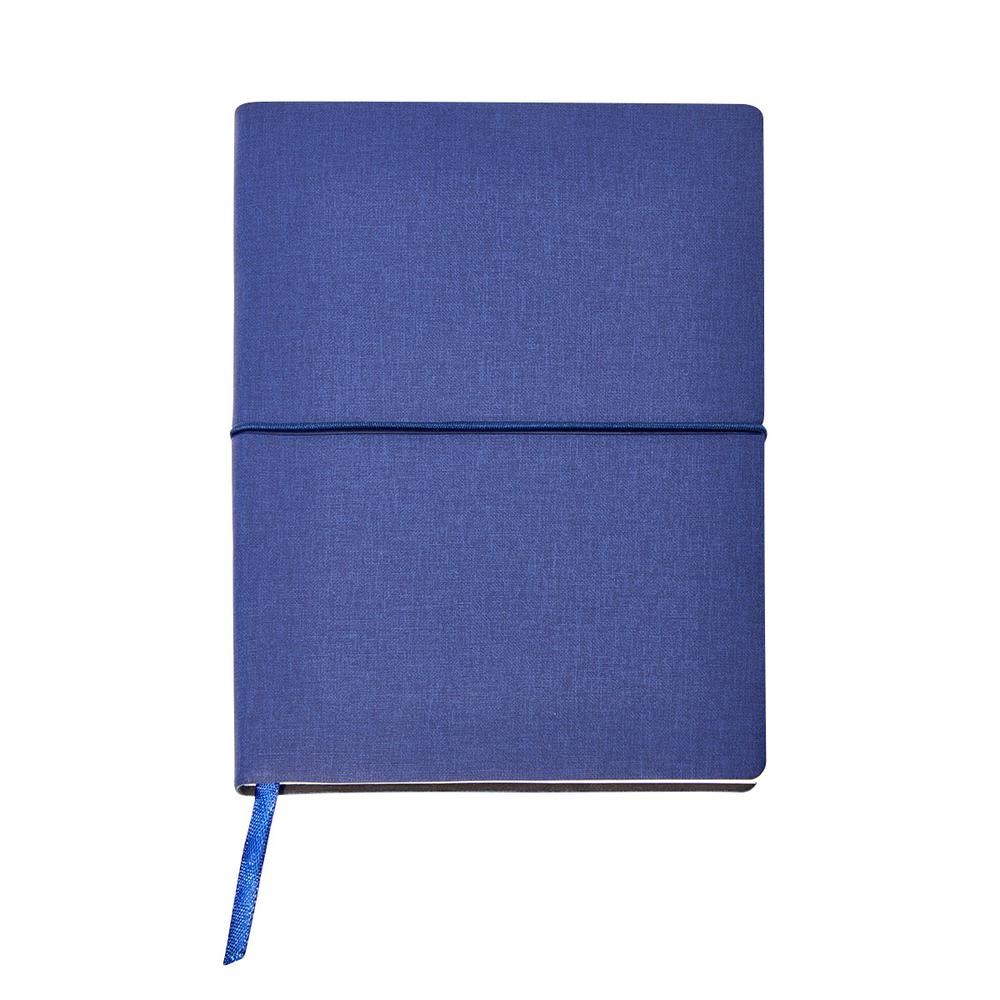 Libreta Markus 100 hojas de raya. Pasta flexible con elástico para cerrar