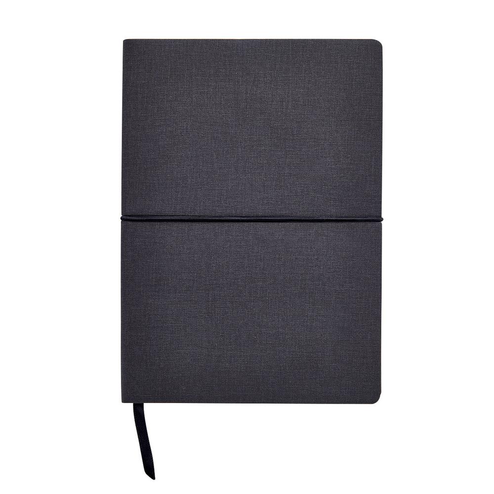 Libreta Markus 100 hojas de raya. Pasta flexible con elástico para cerrar