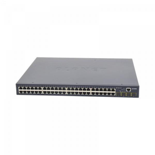Switch Administrable Planet GS-4210-48T4S Capa 2 48 Puertos Gigabit 4 SFP
