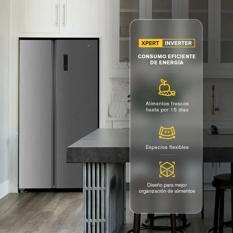 Refrigerador Whirlpool WD1600S 18p3 Acero