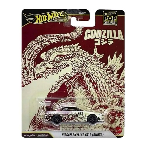 Nissan Skyline GT-R Godzilla BNR34 Hot Wheels Pop Culture 2026