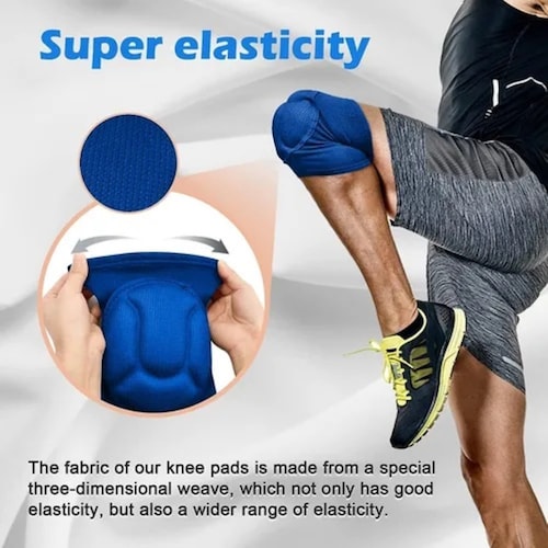 Rodilleras Deportivas Para Deporte Azul Rey Talla G