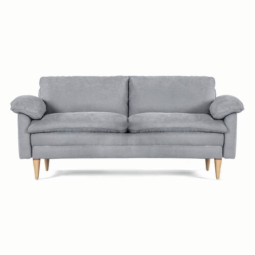 Sofá Cama Reclinable 3 Posiciones Makora Milo Color Grey con Memory Foam