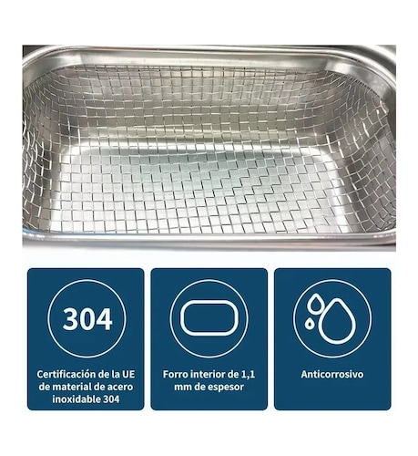 Máquina Limpiadora Ultrasónica Automática De Limpieza 800ml Malubero