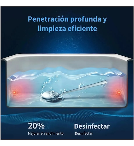 Máquina Limpiadora Ultrasónica Automática De Limpieza 800ml Malubero