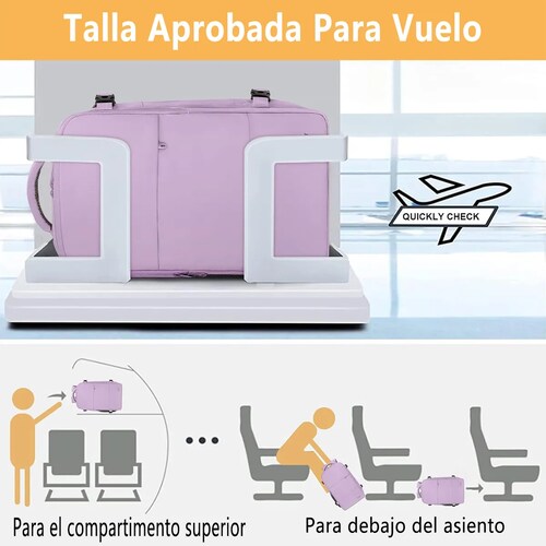 Mochila De Viaje Mujer, Mochila Para Laptop Violeta